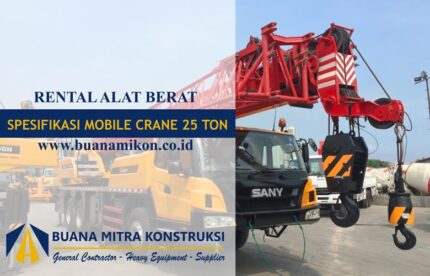 Berikut Spesifikasi Mobile Crane 25 Ton
